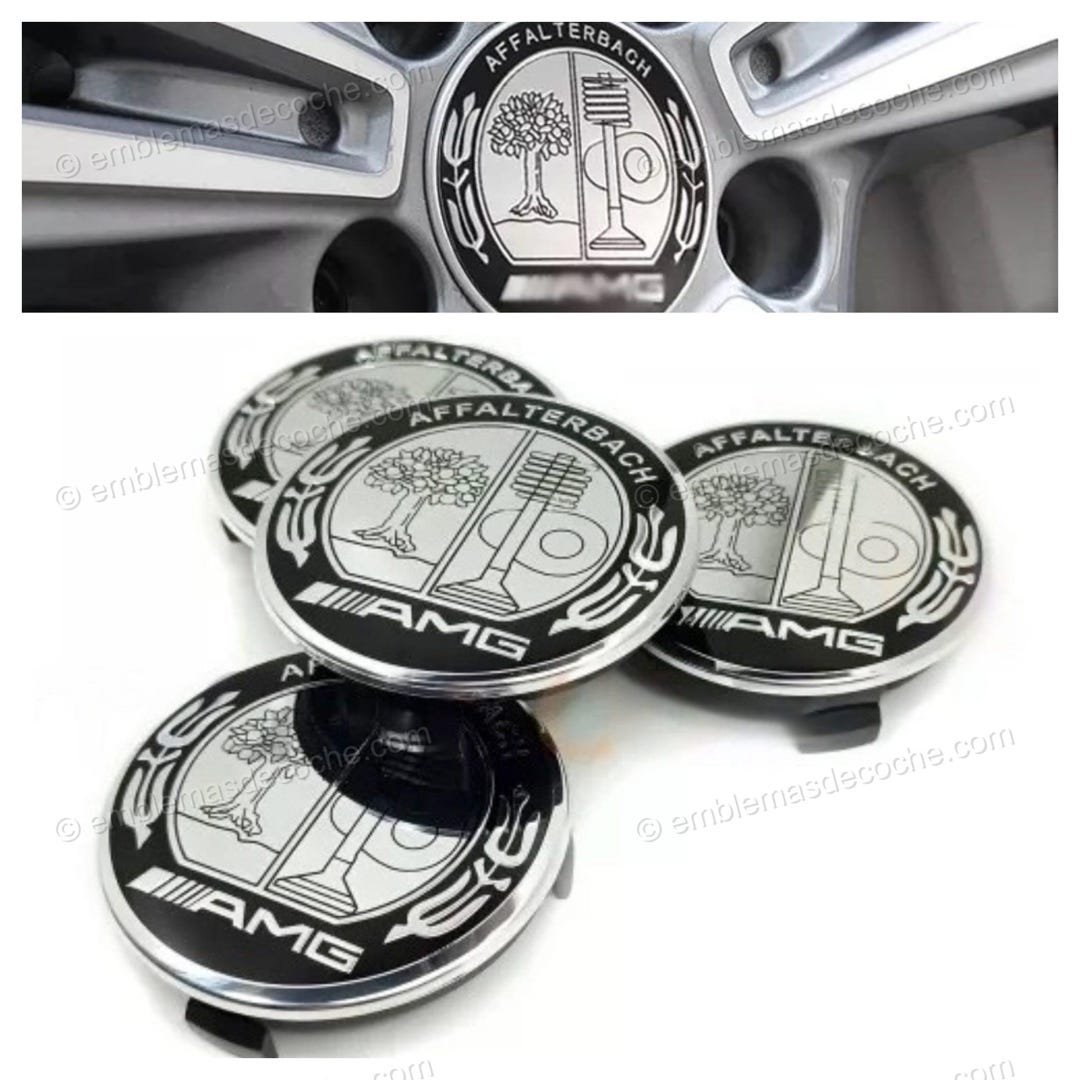 AMG Wheel Center Caps for Mercedes Benz 75mm - Etsy