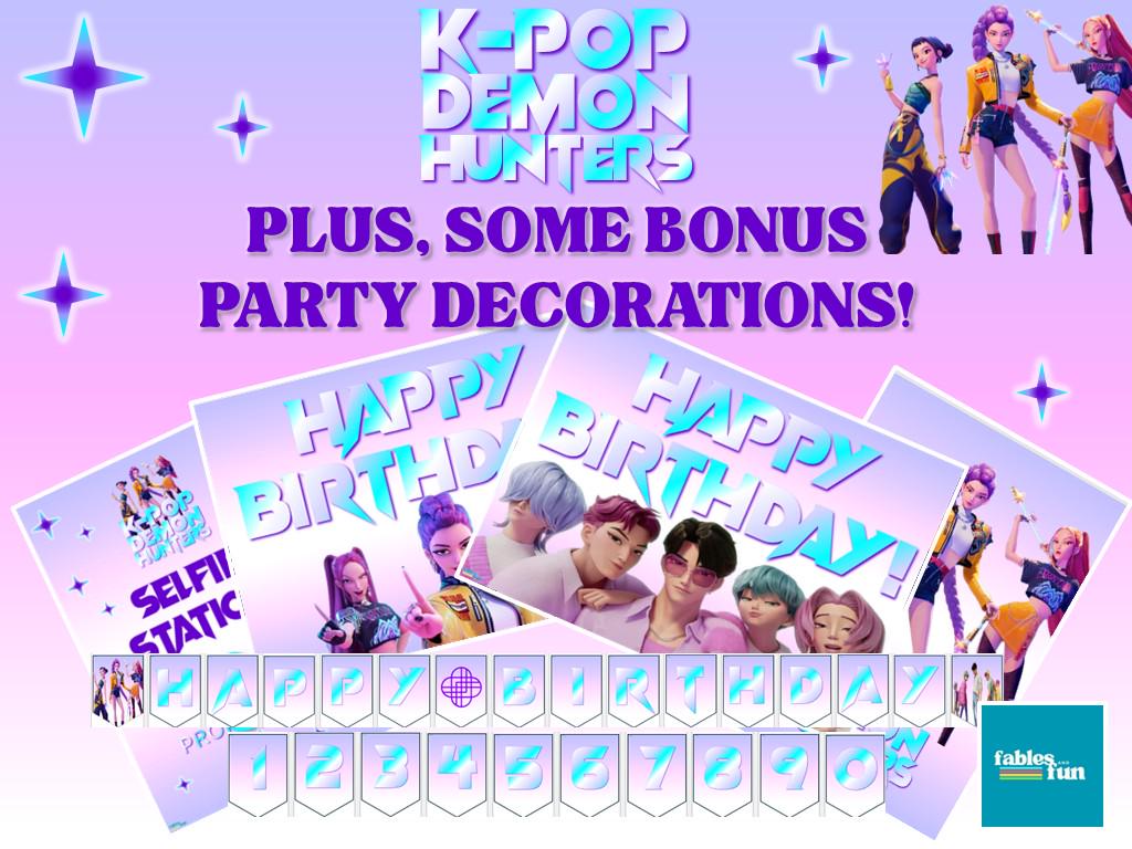 K-pop Demon Hunters Sing-along Bingo Game! | up to 16 Players ...