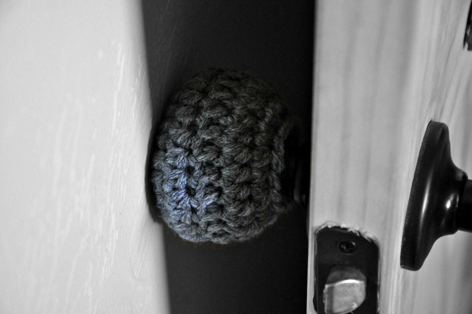 Padded Door Knob Stopper Wall Protector Modern Design Custom Colors - Etsy