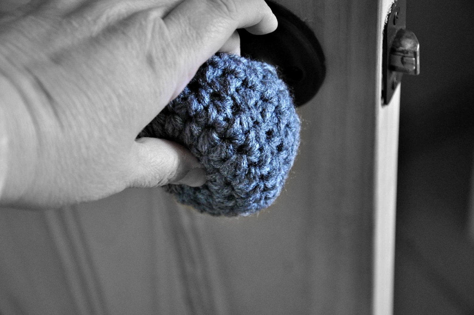 Padded Door Knob Stopper Wall Protector Modern Design Custom Colors - Etsy