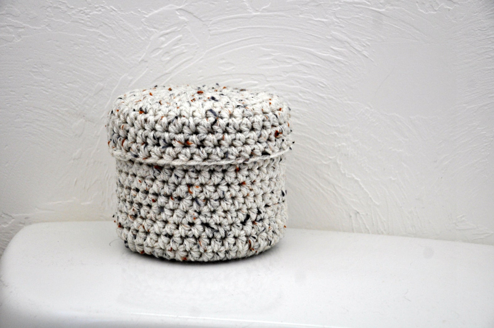 Toilet Tissue Cover Bathroom Decoration Spare Roll Holder Oatmeal Home ...