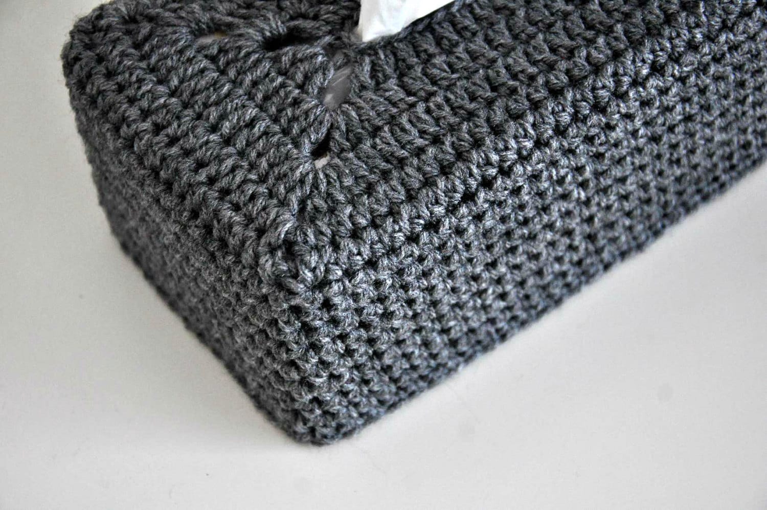 Modern Tissue Box Cover Grey Home Decor Custom Colors | Etsy