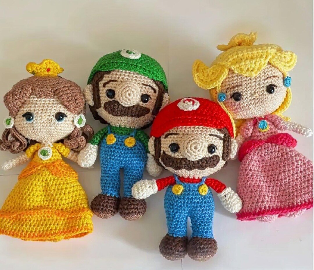 Mario Bros Co Crochet Pattern - Etsy