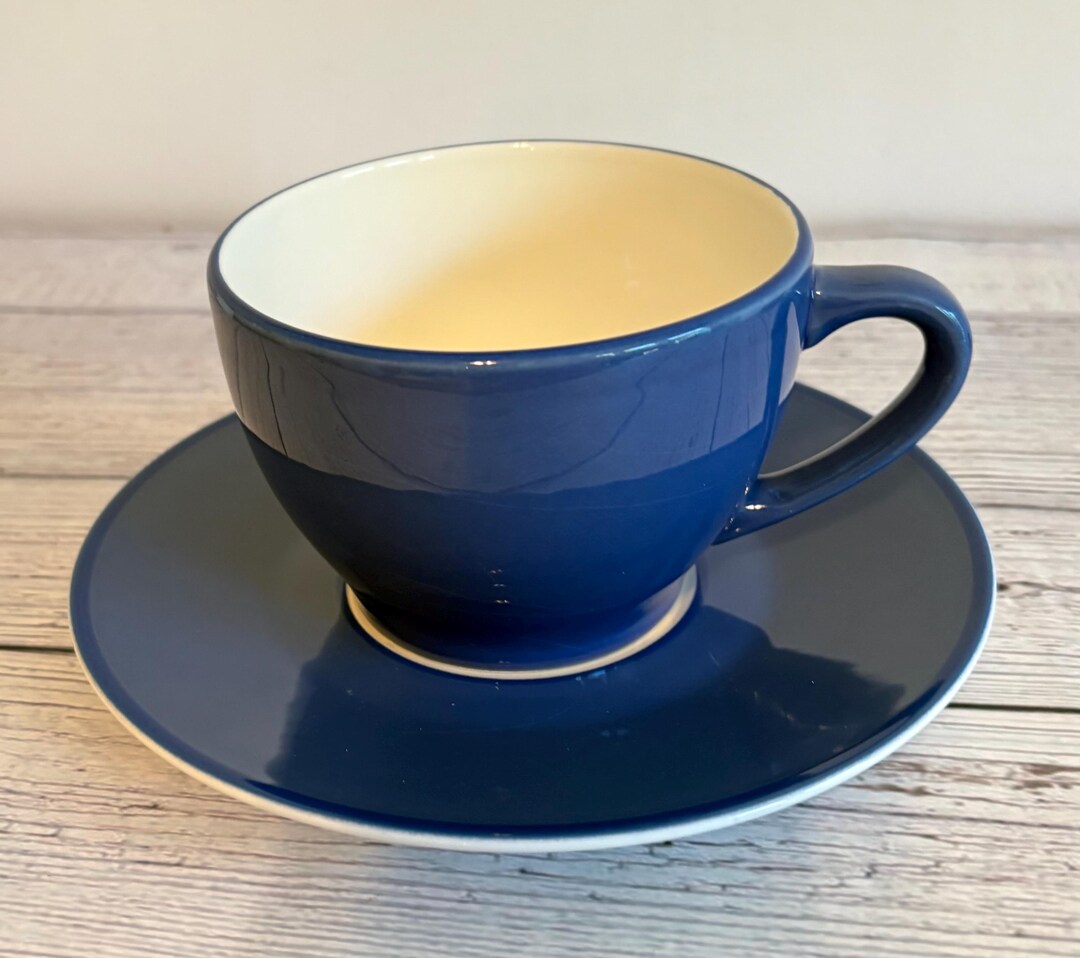 Vintage Italian Passano Williams-sonoma Cup & Saucer – Cobalt Blue ...