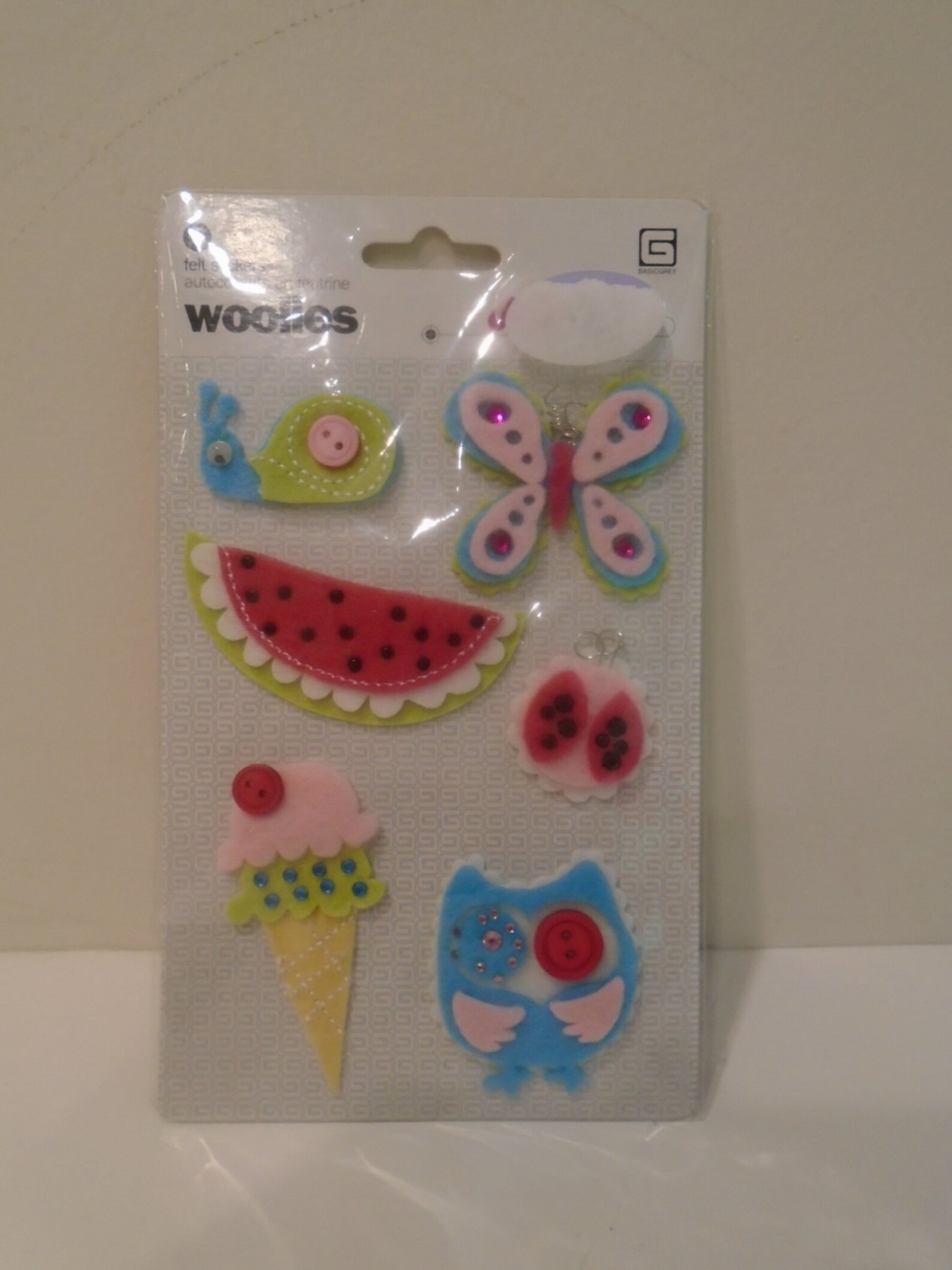 Woolies Felt Stickers Owl Butterfly Etc - Etsy