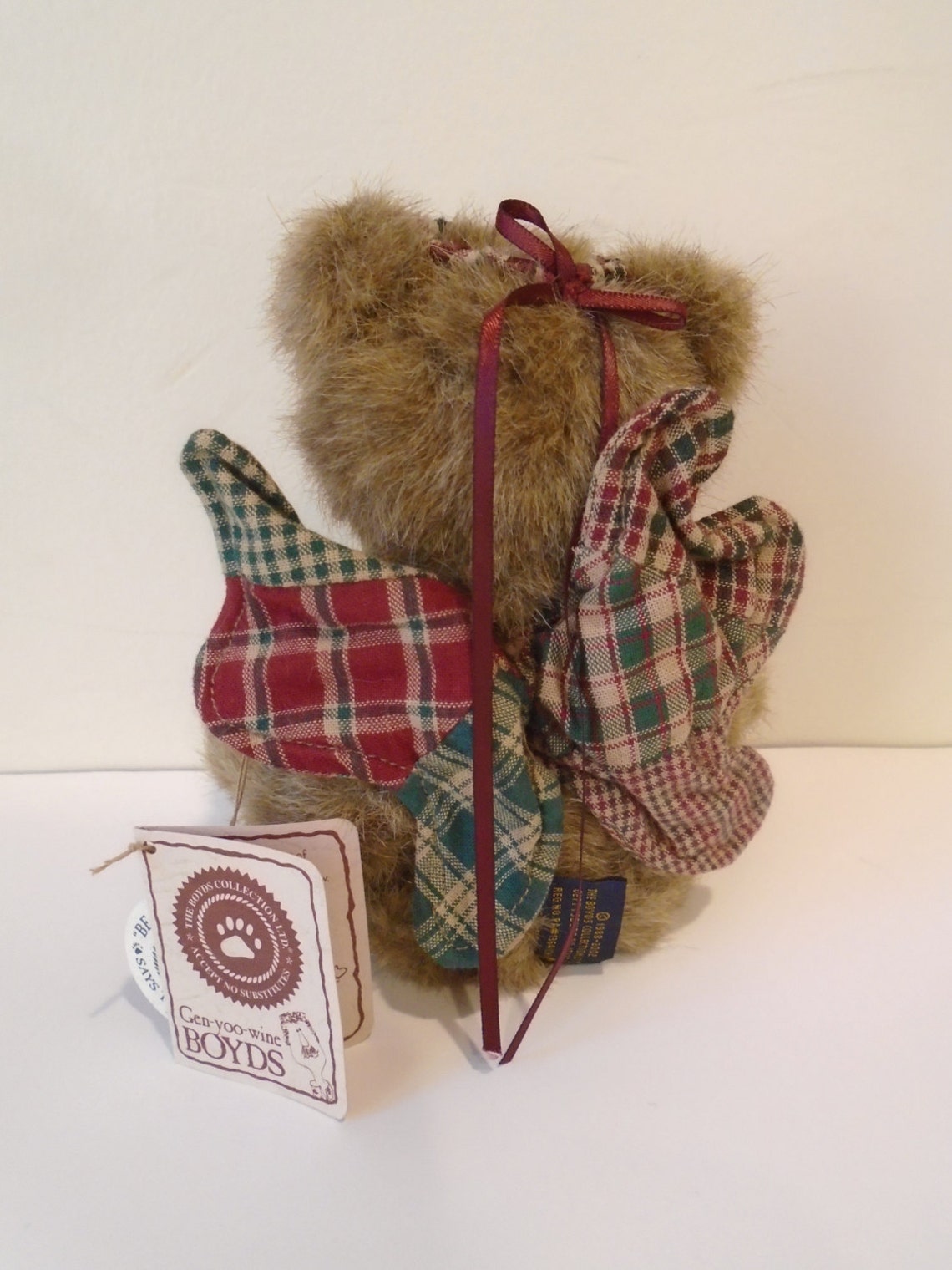 Boyd's Bear, Rascal, Bearly an Angel, Christmas Bear - Etsy