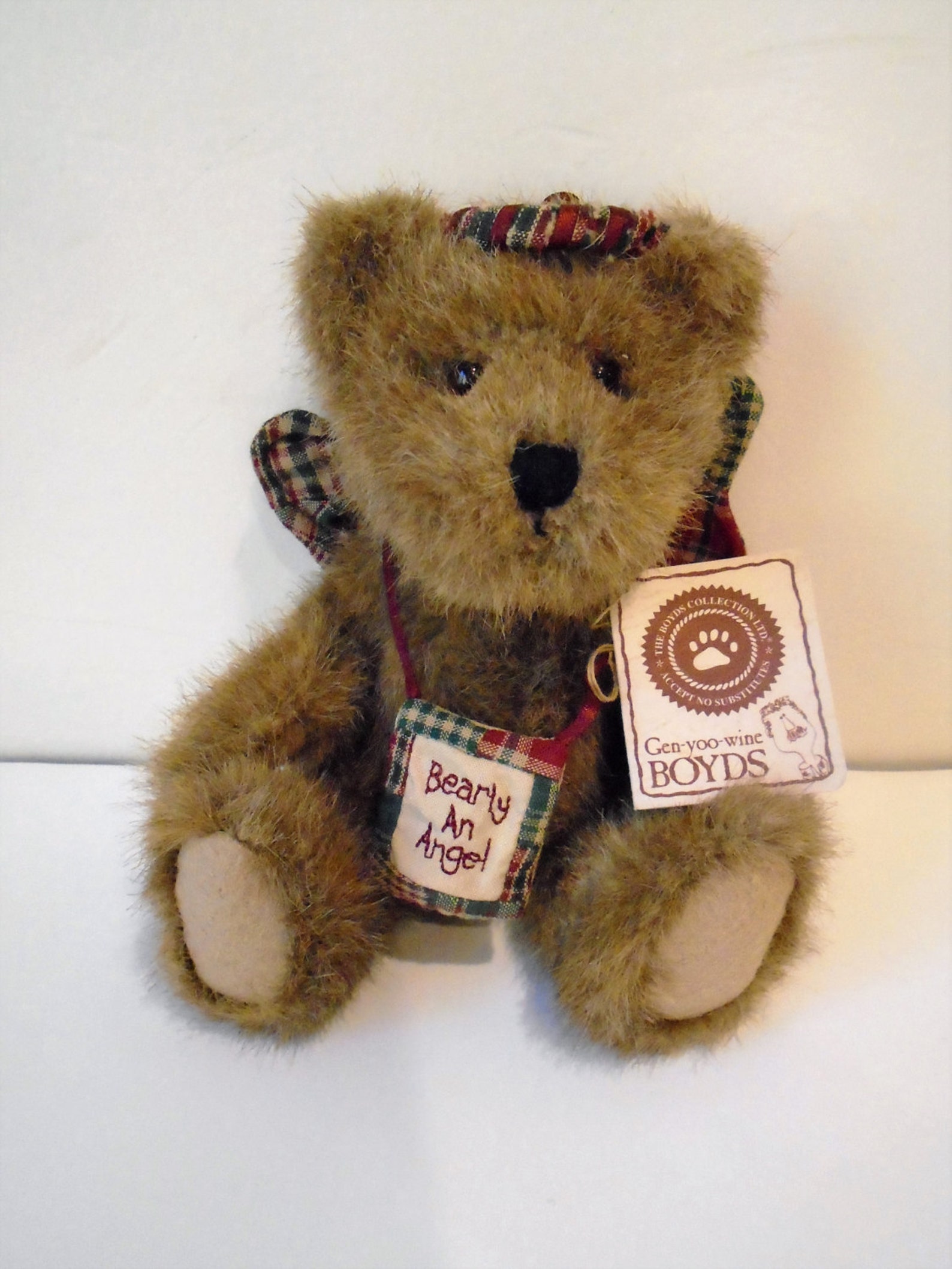 Boyd's Bear, Rascal, Bearly an Angel, Christmas Bear - Etsy