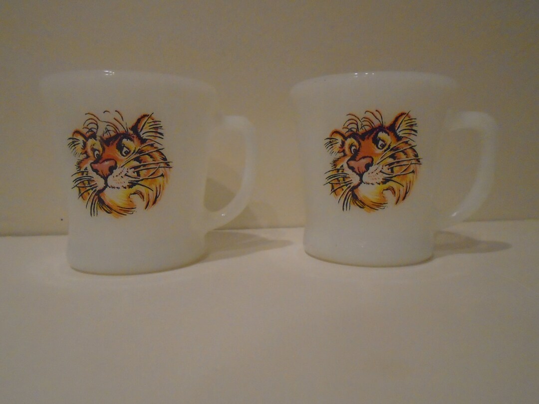 Anchor Hocking Esso Exxon Tiger Mugs, 1970 - Etsy