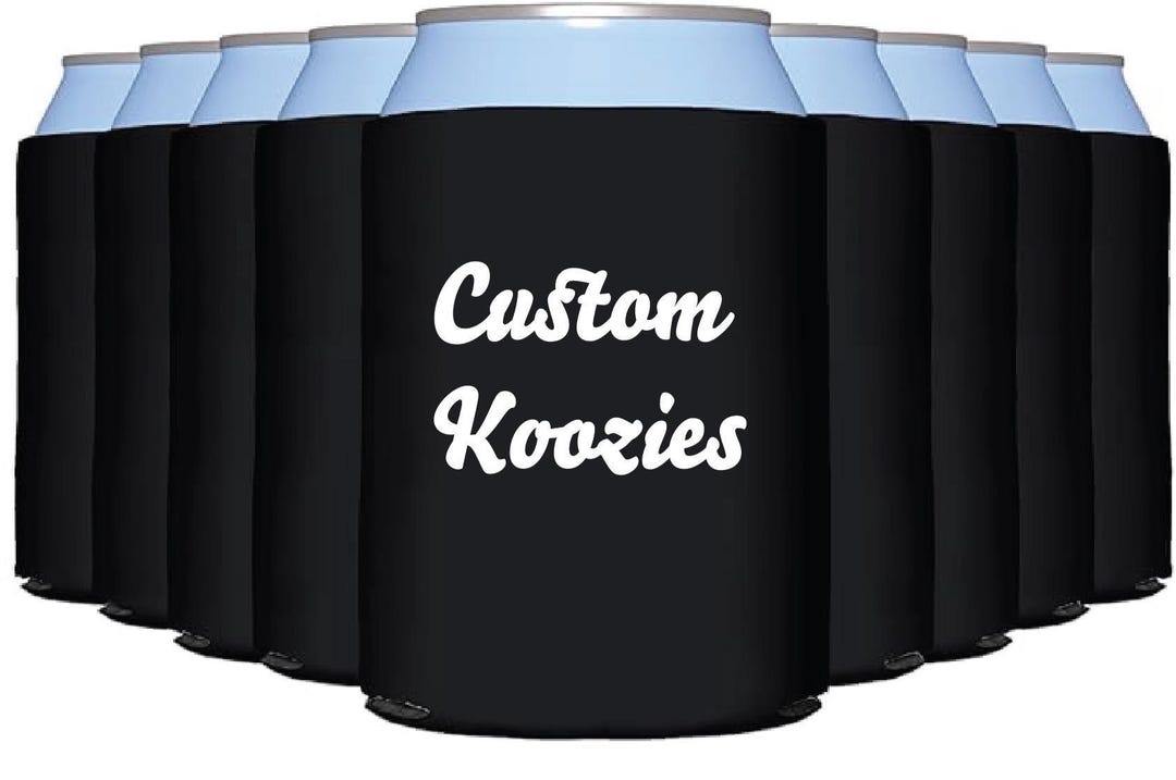 Custom Printed Koozies: Personalized Can Coolers for Events - Etsy