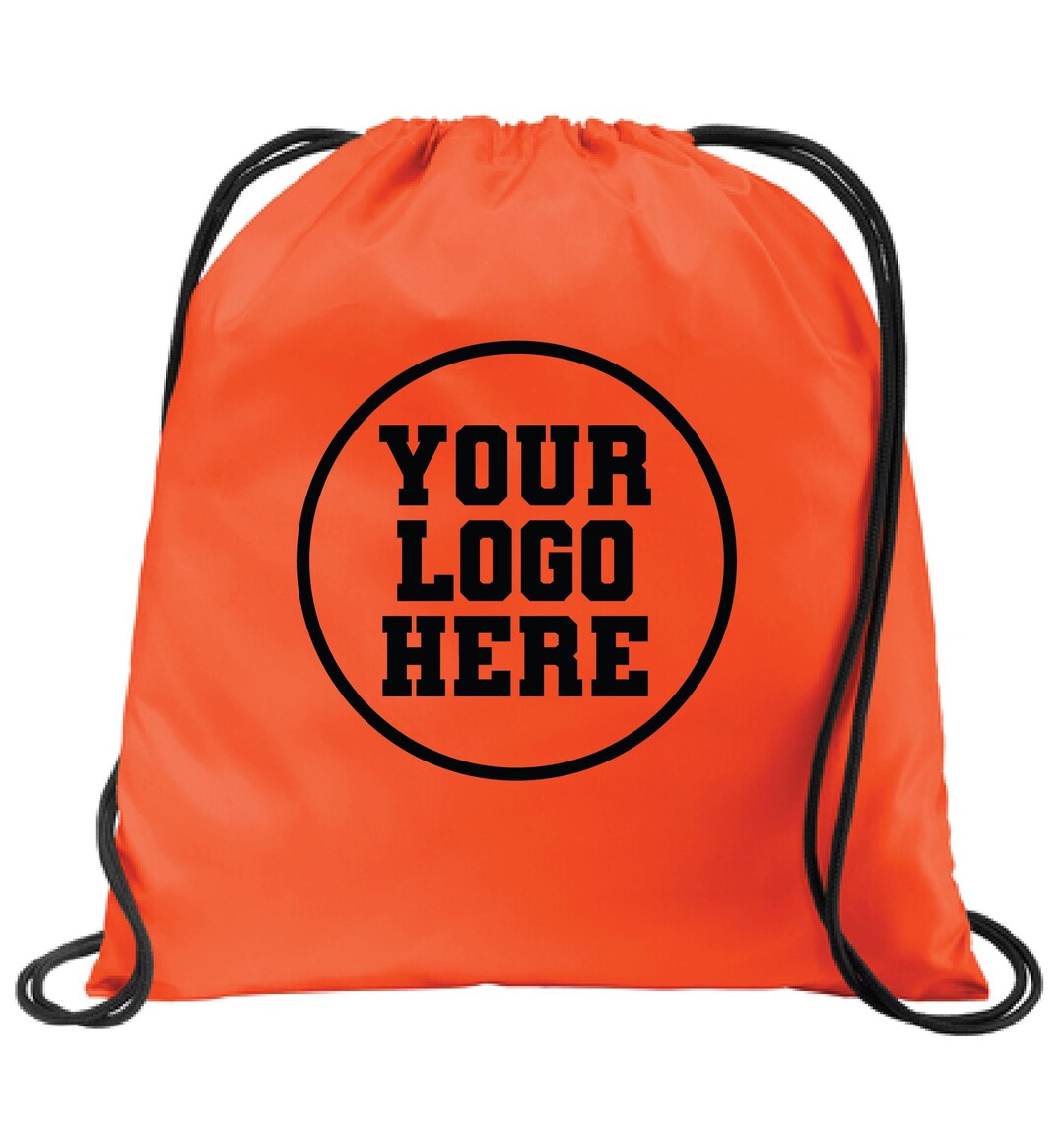 Custom Logo Drawstring Bag: Personalized Cinch Sack for Events & Sports ...