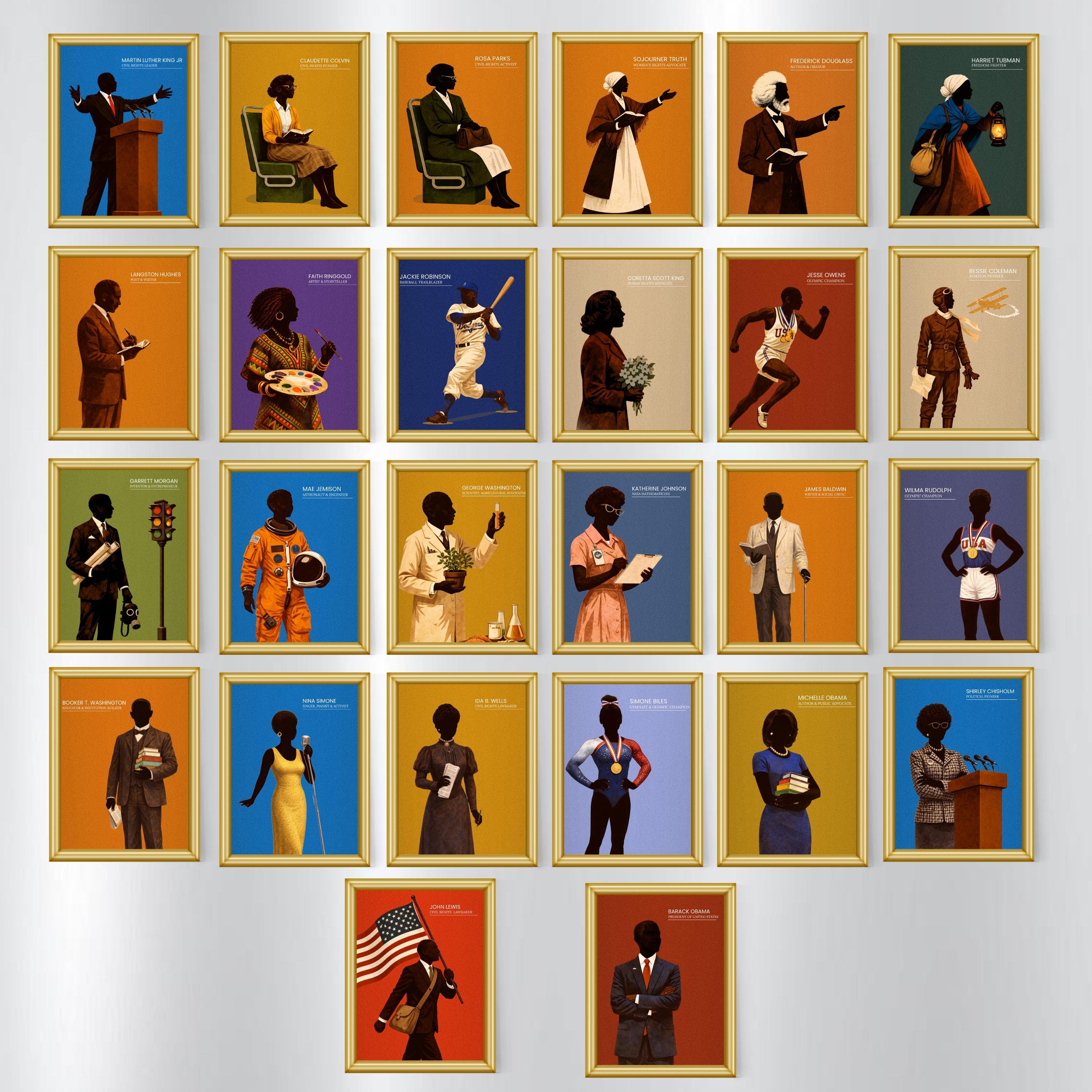 25+black History Month Artists,black History Month Posters Modern ...