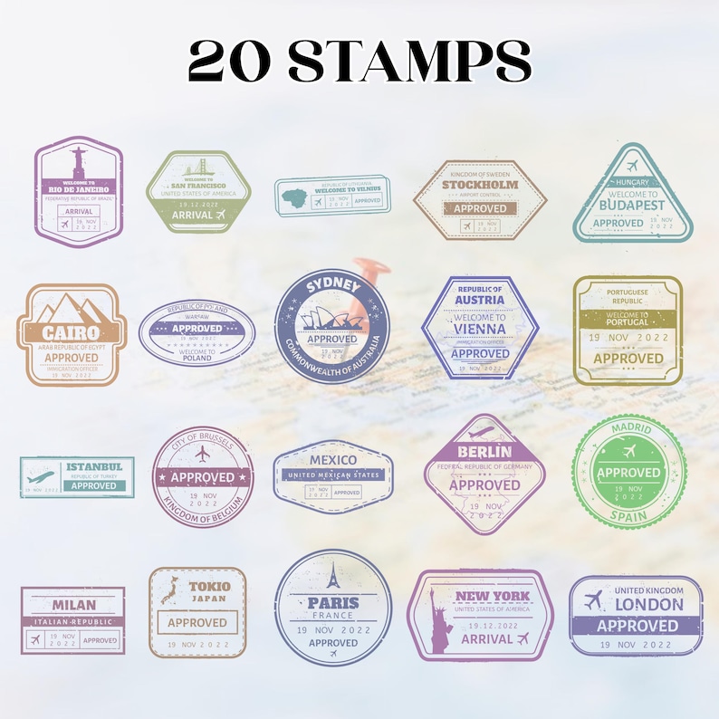 Editable Us Passports for Kids, Printable Passport for Kid for Playing ...