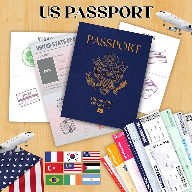 Custom Passports and Tags - Etsy