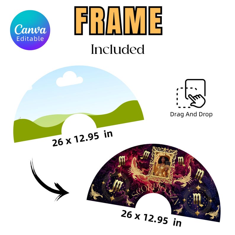 Zodiac Click Clack Fan Design Bundle,birthday Squad Clack Fan Templates ...