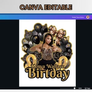 Editable Party Cup Birthday Canva Template, Shot Glass Label,party ...