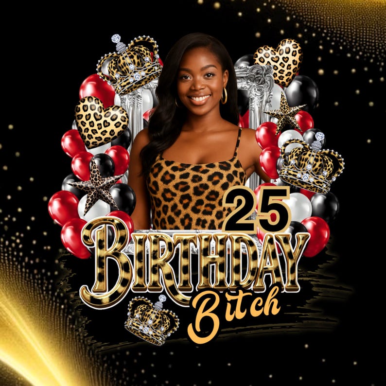 Red Cheetah Birthday Bundle, Cheetah Print Shot Glass, Leopard & Red ...