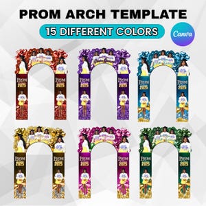 Prom Send off Arch Decor,canva Prom Decor Party,prom Photo Backdrop ...