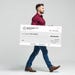 Super Large Blank Check, 36 X 18 in Manifestation Check Canva,blank ...