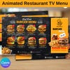 Custom Animated TV Menu Board – 2 Digital Screens - Etsy