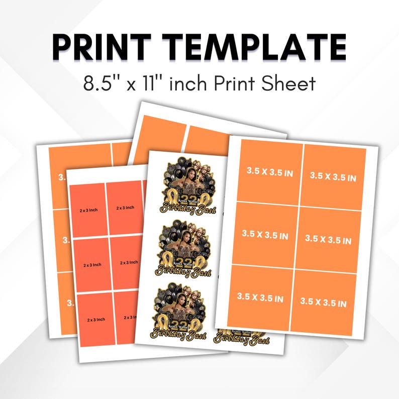 Editable Party Cup Birthday Canva Template, Shot Glass Label,party ...