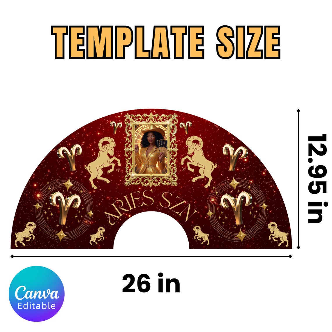 Zodiac Click Clack Fan Design Bundle,birthday Squad Clack Fan Templates ...