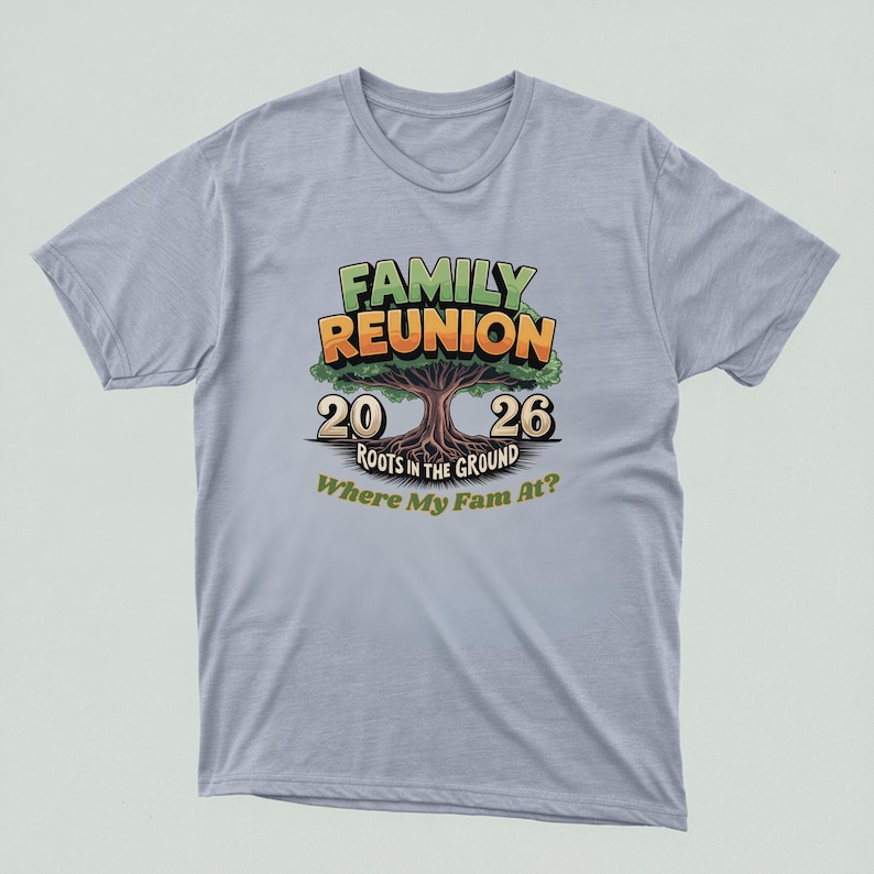 Family Reunion Tree 2026 Png, Where the Fam At? Family Reunion 2026 ...