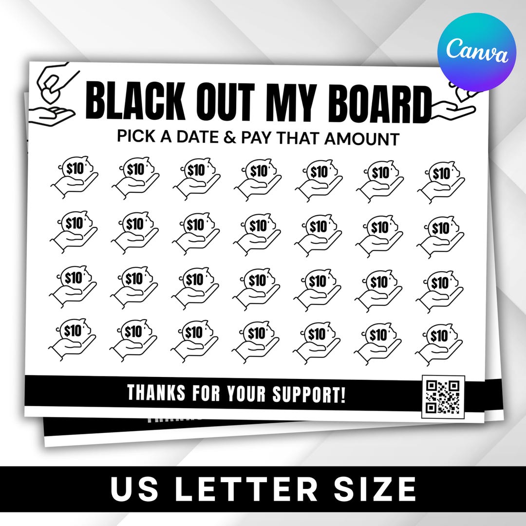 All Purpose Fundraiser Calendar, Pick A Date to Donate Fundraiser ...