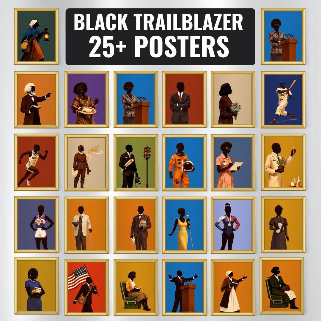 25+black History Month Artists,black History Month Posters Modern ...