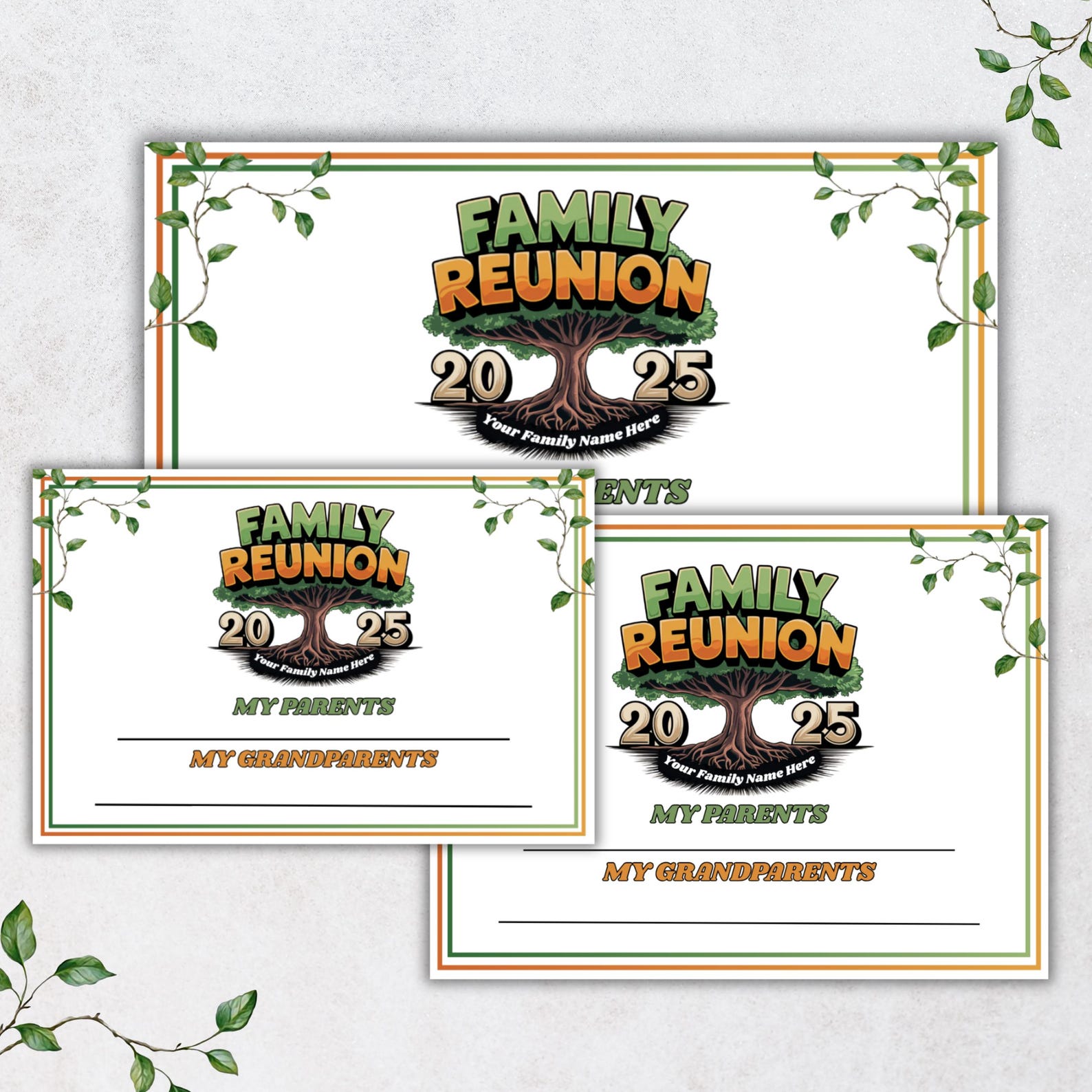 Name Tags Family Reunion, Reunion Name Tags, Family Reunion Name Tag ...