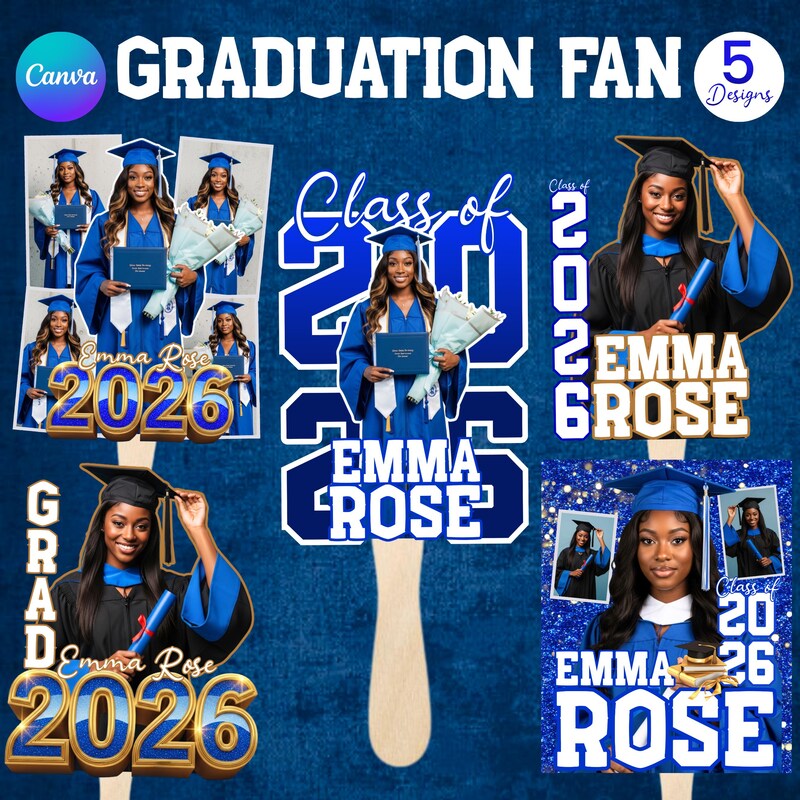 Graduation Fans - Etsy