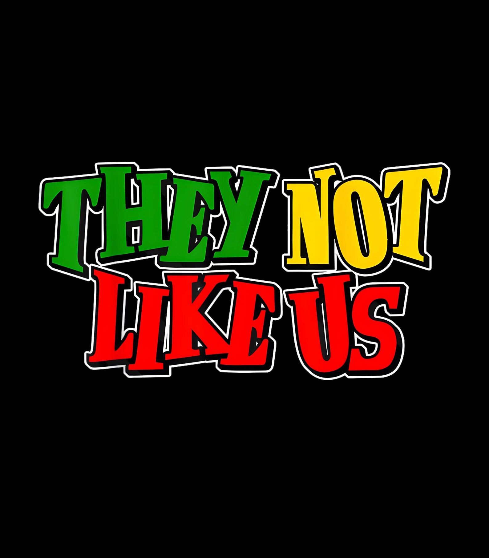 They Not Like Us Png, Juneteenth PNG, Not Like Us PNG, Black History ...