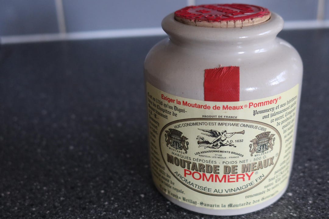 French Stoneware Moutarde De Meaux Mustard Jar - Etsy