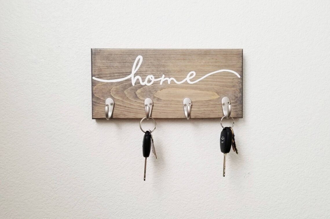 Key Hooks Housewarming Gift Key Rack Key Hanger Key Holder - Etsy