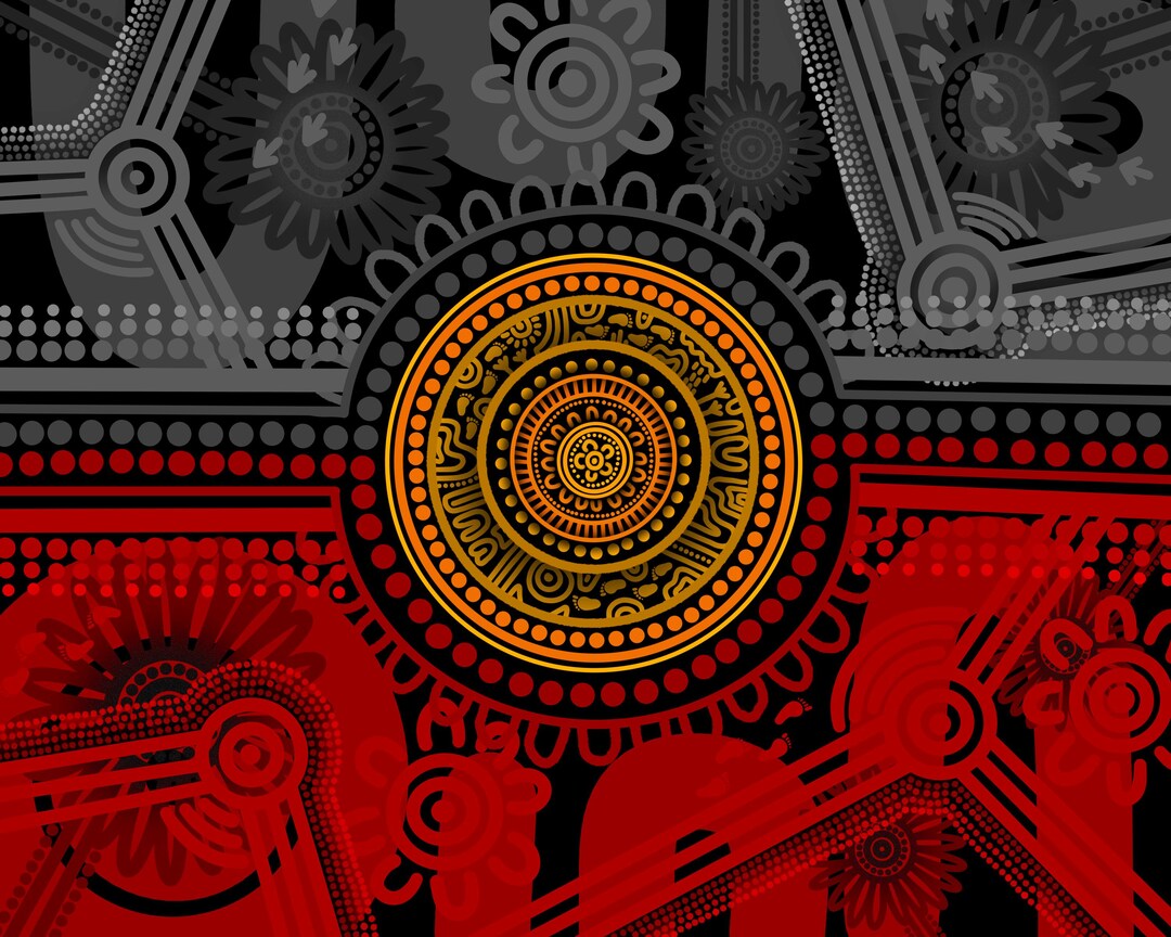 Aboriginal Flag. A Deeper Meaning - Etsy