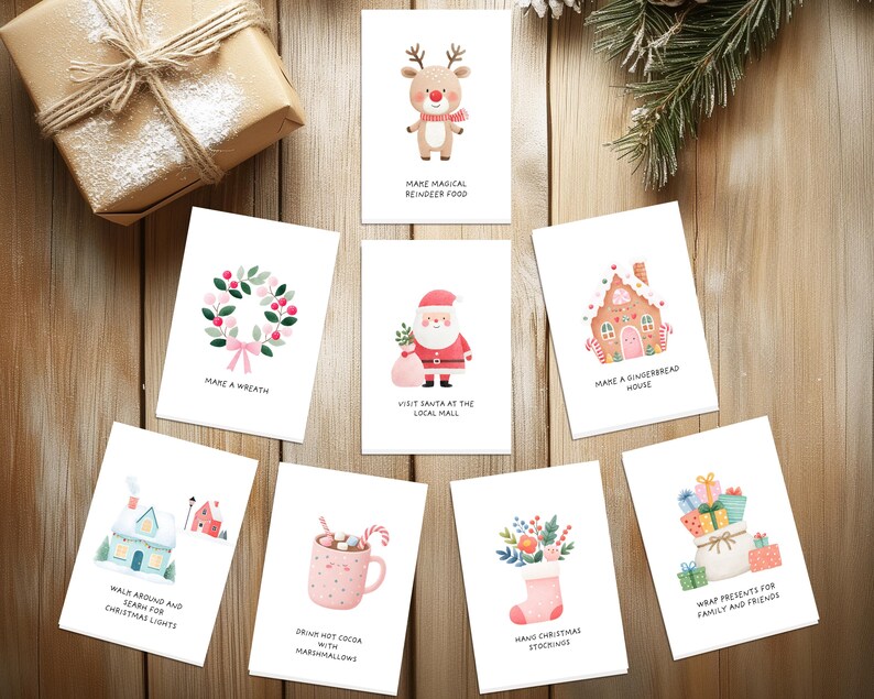 36 Editable Christmas Advent Calendar: Printable Christmas Countdown ...