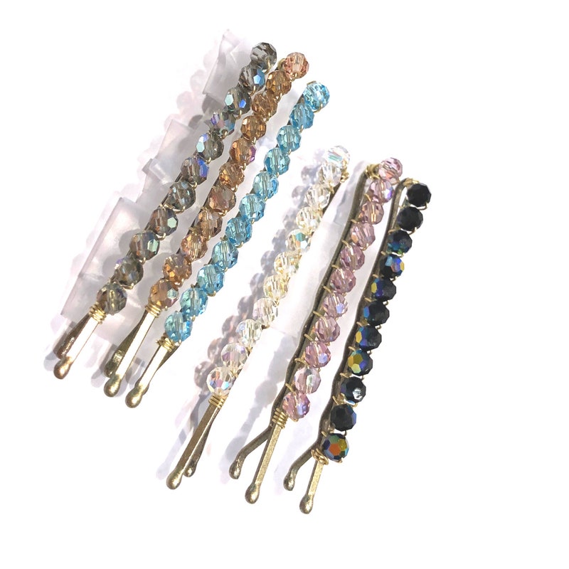Crystal Bobby Pins - Etsy
