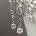 Silver Crystal Flapper Earrings - 1920s Art Deco Jewelry - Great Gatsby ...