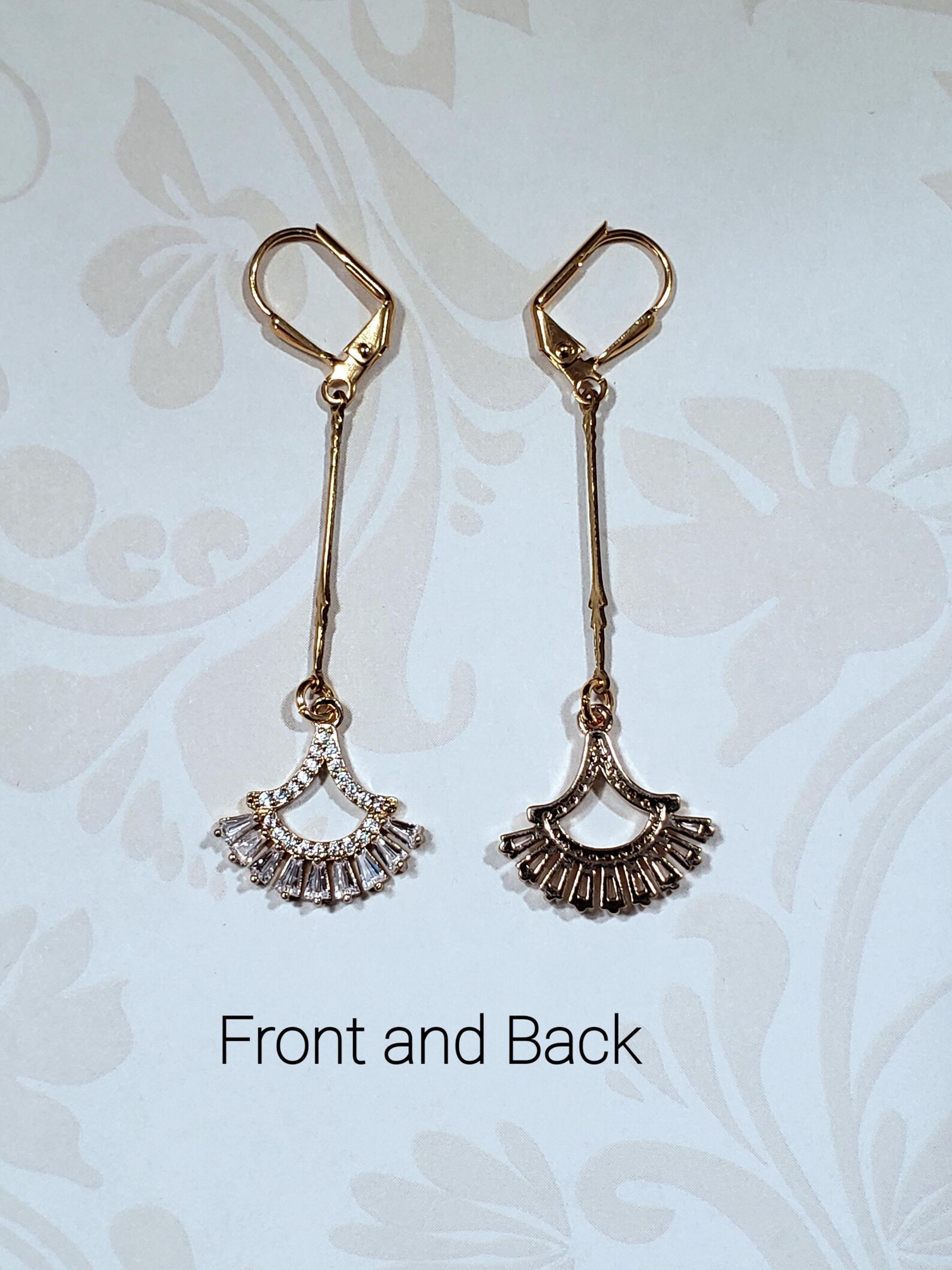 Art Deco Rhinestone Earrings - Flapper Jewelry - 1920s Art Deco Jewelry ...