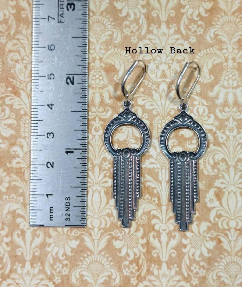 Silver Art Deco Earrings Flapper Jewelry 1920s Earrings - Etsy