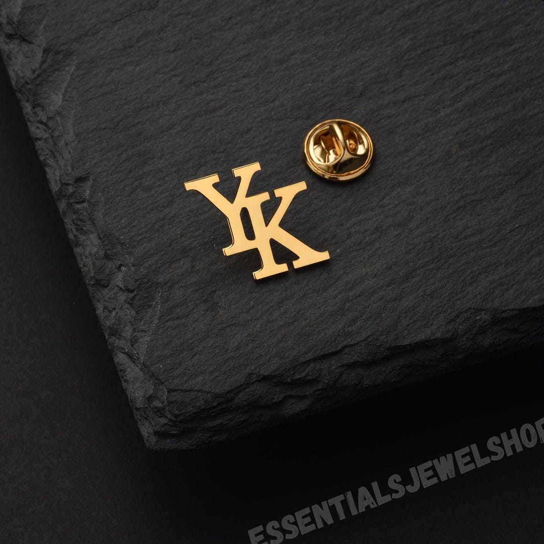 Custom Initials Lapel Pin • Personalized Initial Lapel Pin • Custom ...