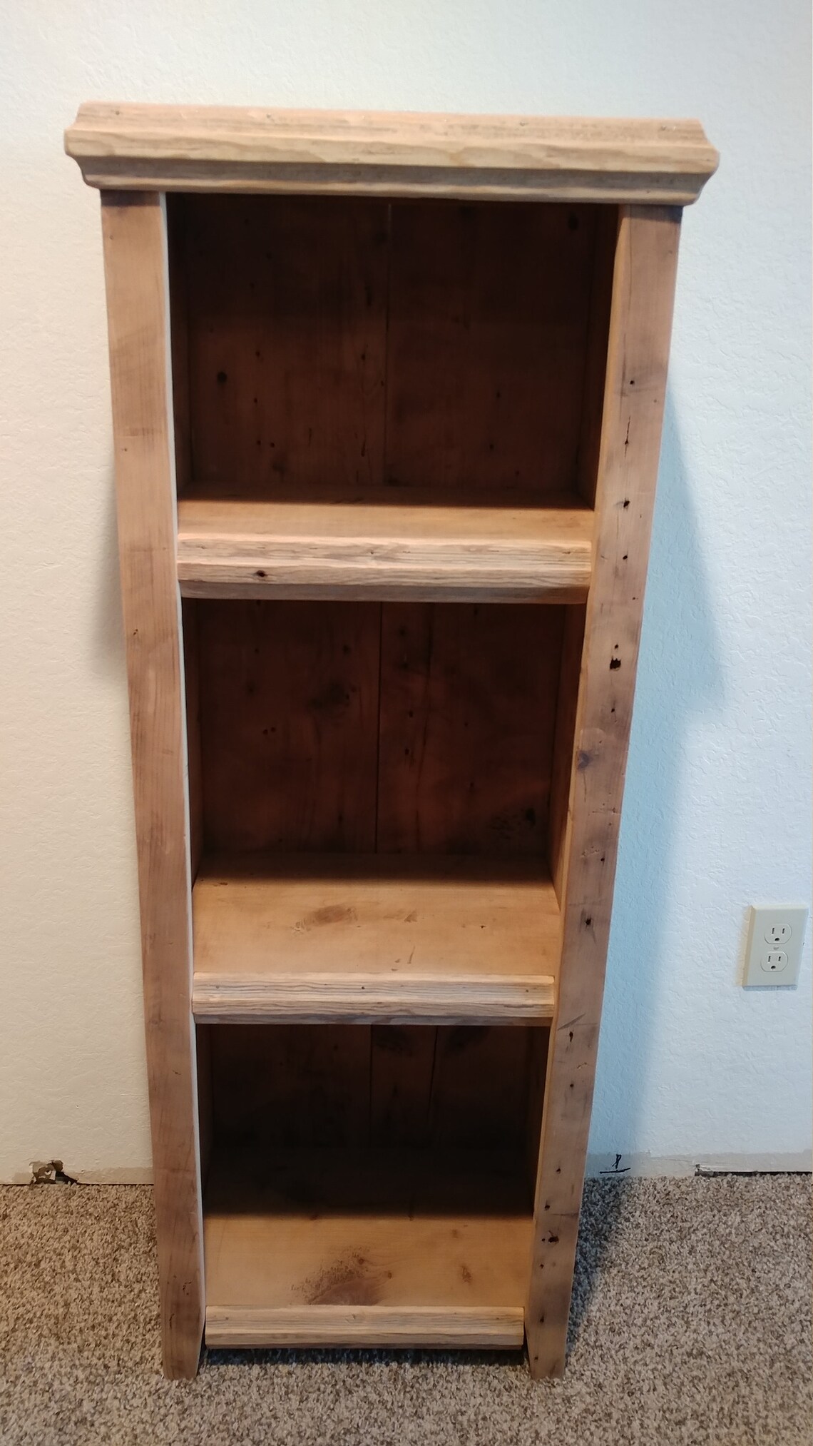 Reclaimed Barnwood Bookshelf - Etsy