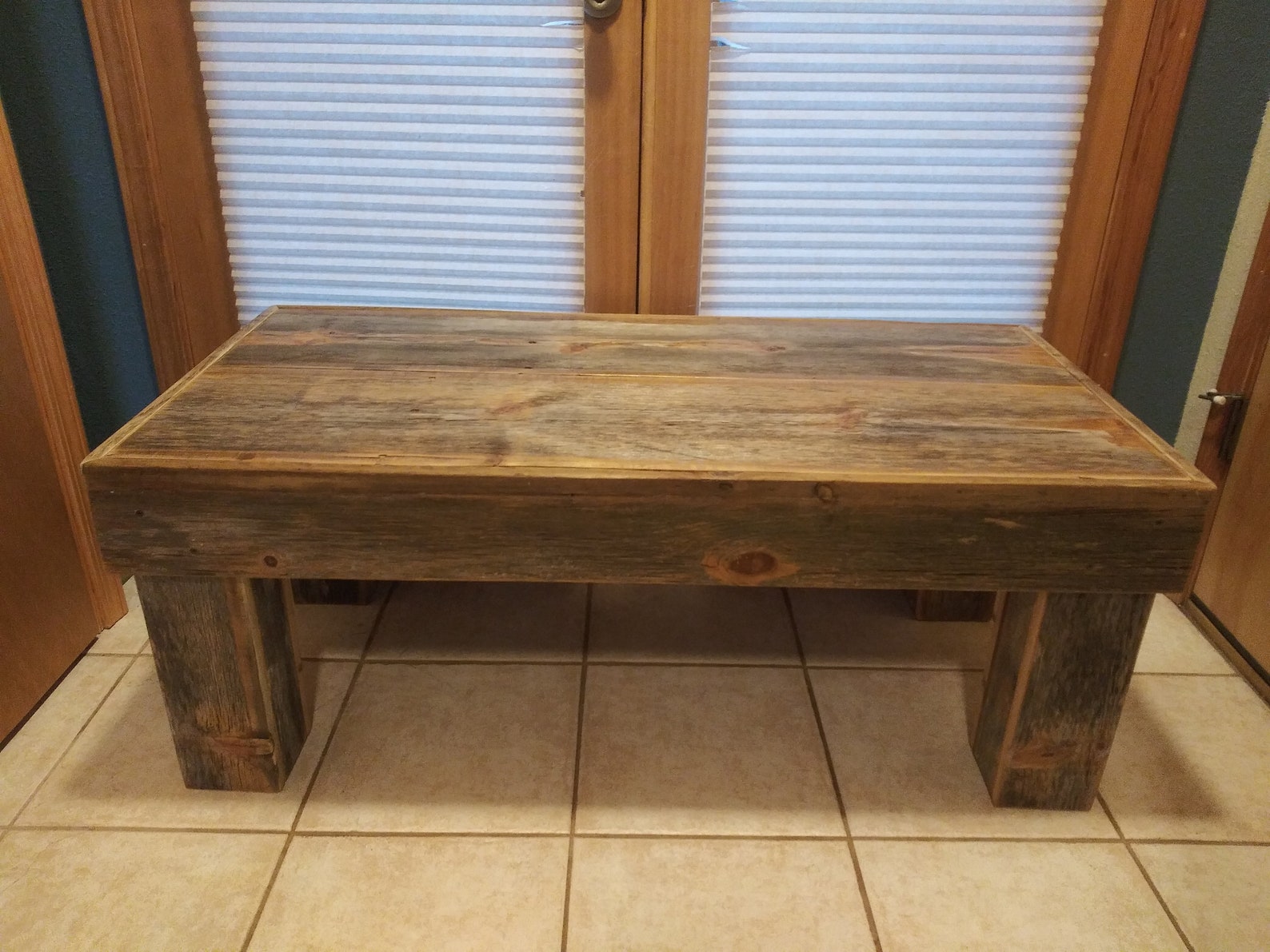 Reclaimed Rectangle Barn Wood Coffee Table - Etsy