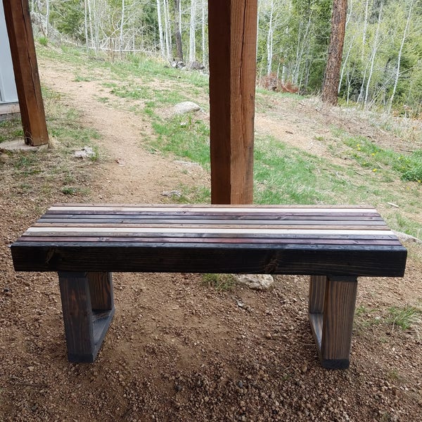 Rustic Wood Benches - Etsy