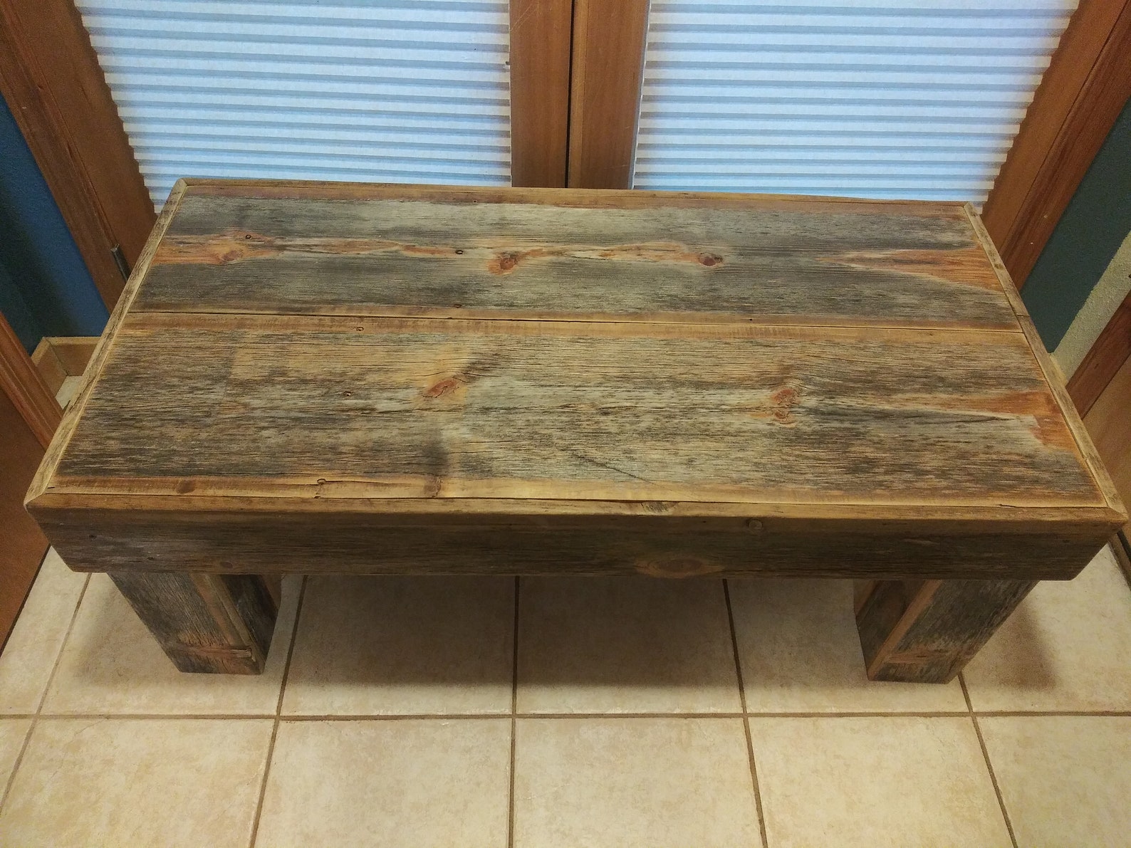 Reclaimed Rectangle Barn Wood Coffee Table - Etsy