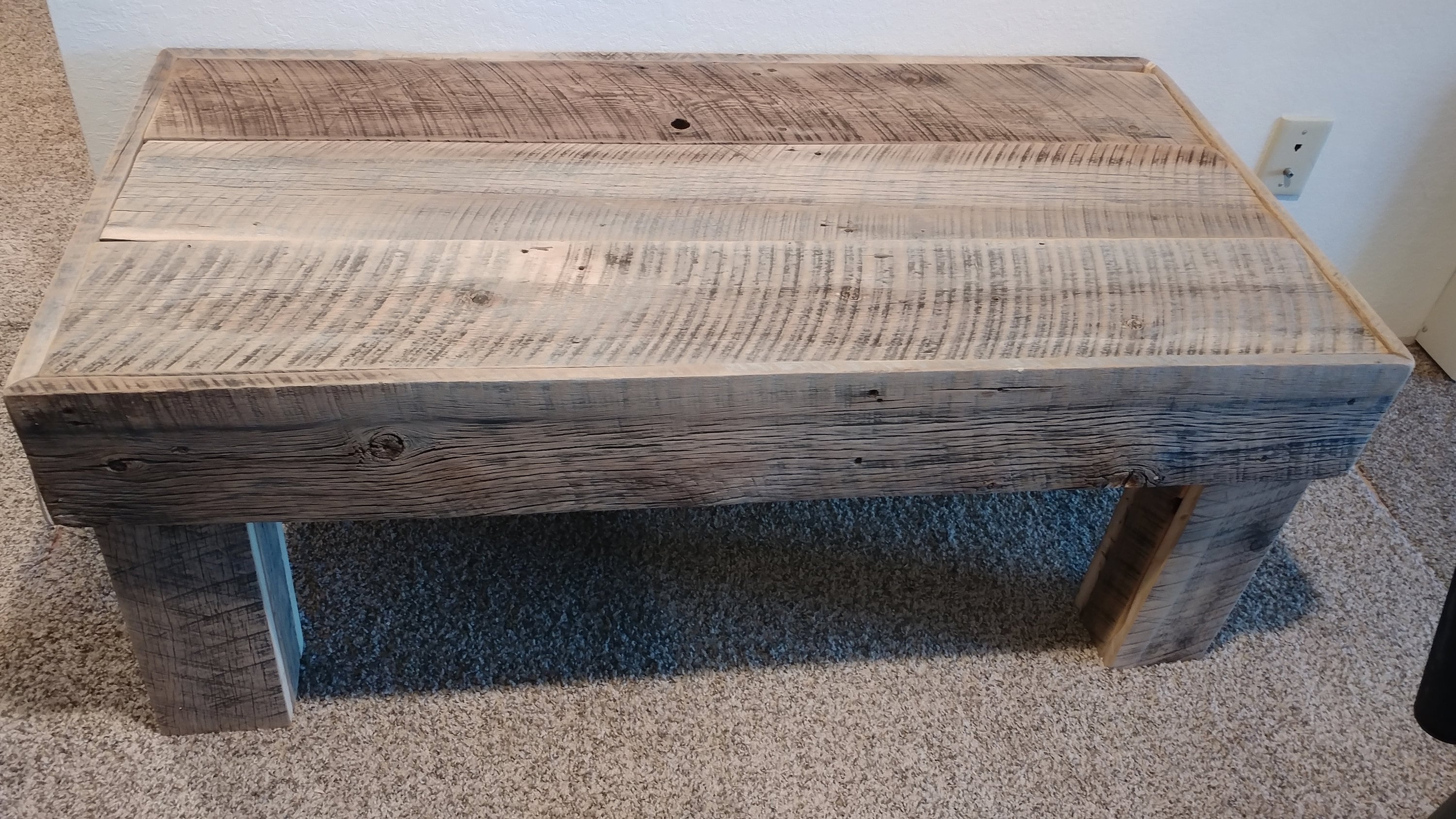 Reclaimed Barn Wood Coffee Table - Etsy