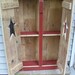 Rustic Red Star Cabinet - Etsy