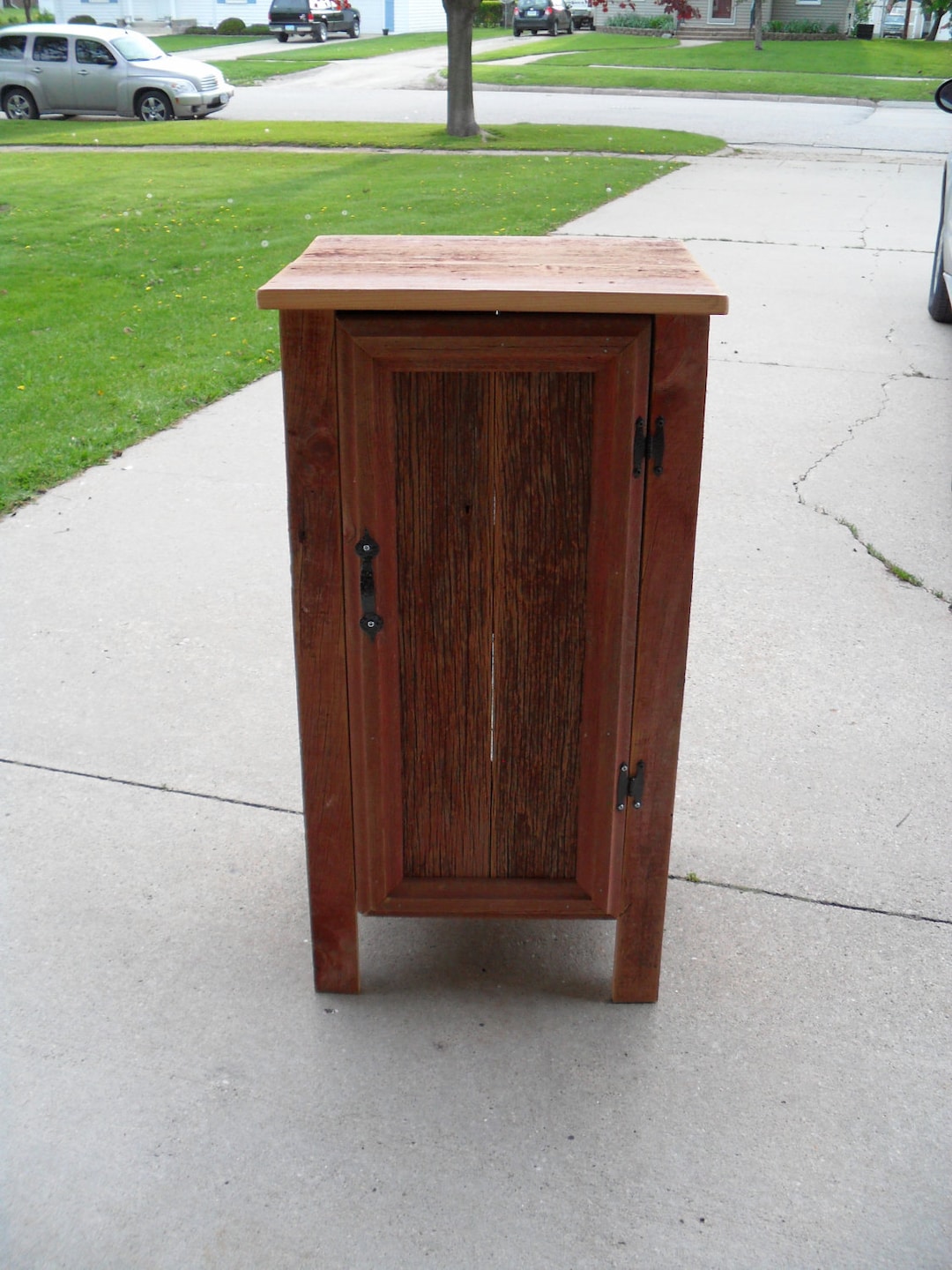 Red Small Square Cabinet - Etsy