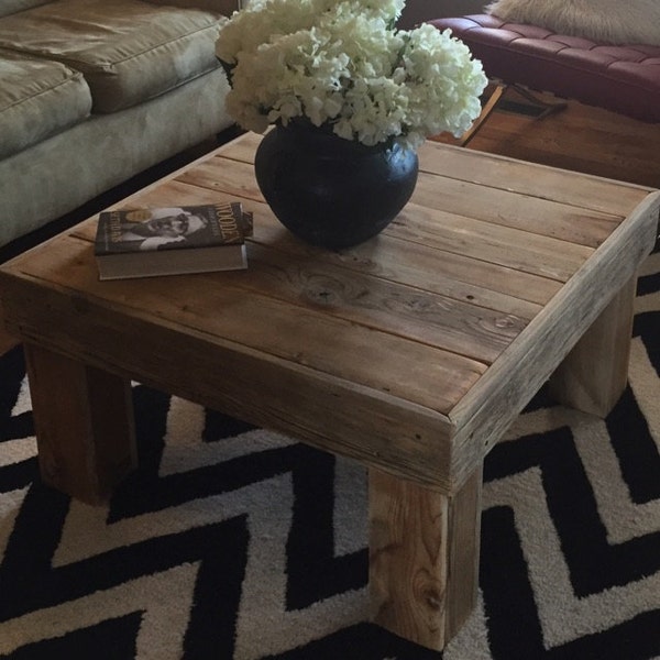 Reclaimed Wood Coffee Table - Etsy