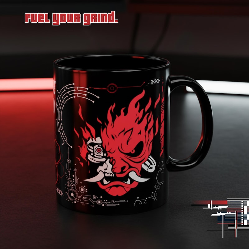 Red Cyberpunk Gear - Etsy