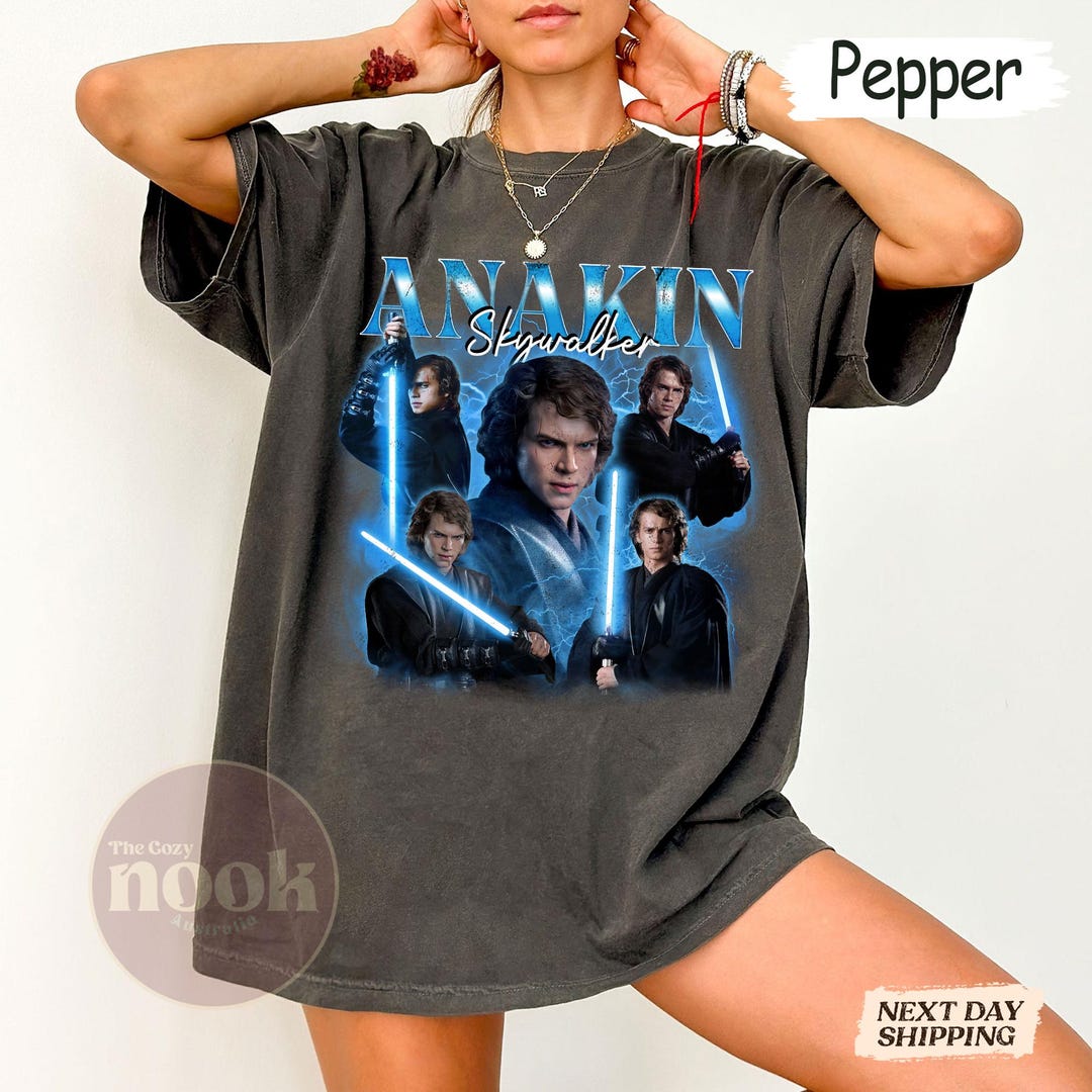 Anakin Skywalker Comfort Colors T-shirt, Star Wars Day Graphic Tee ...